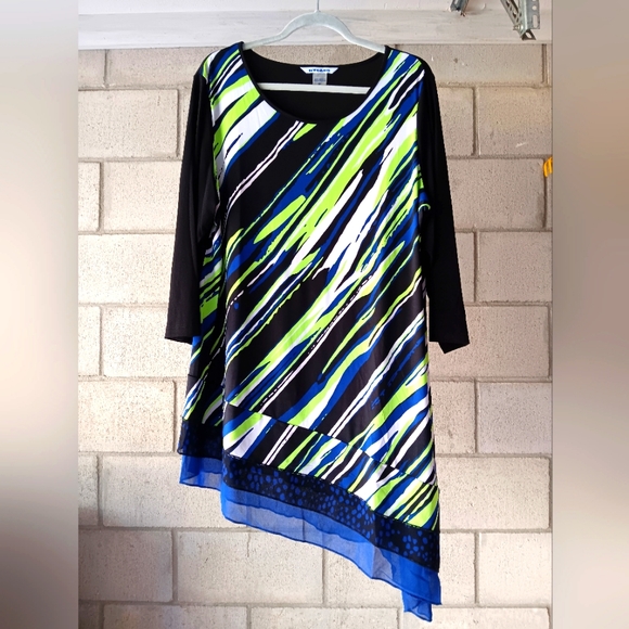 Peter Nygard | Tops | Nygard Asymmetrical Tunic Size Xl | Poshmark